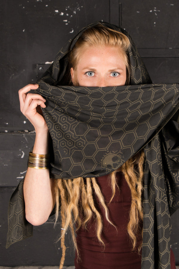 Hex Safi Army | Sacred Geometry Scarf - Seres Clothing - FraggleTribe