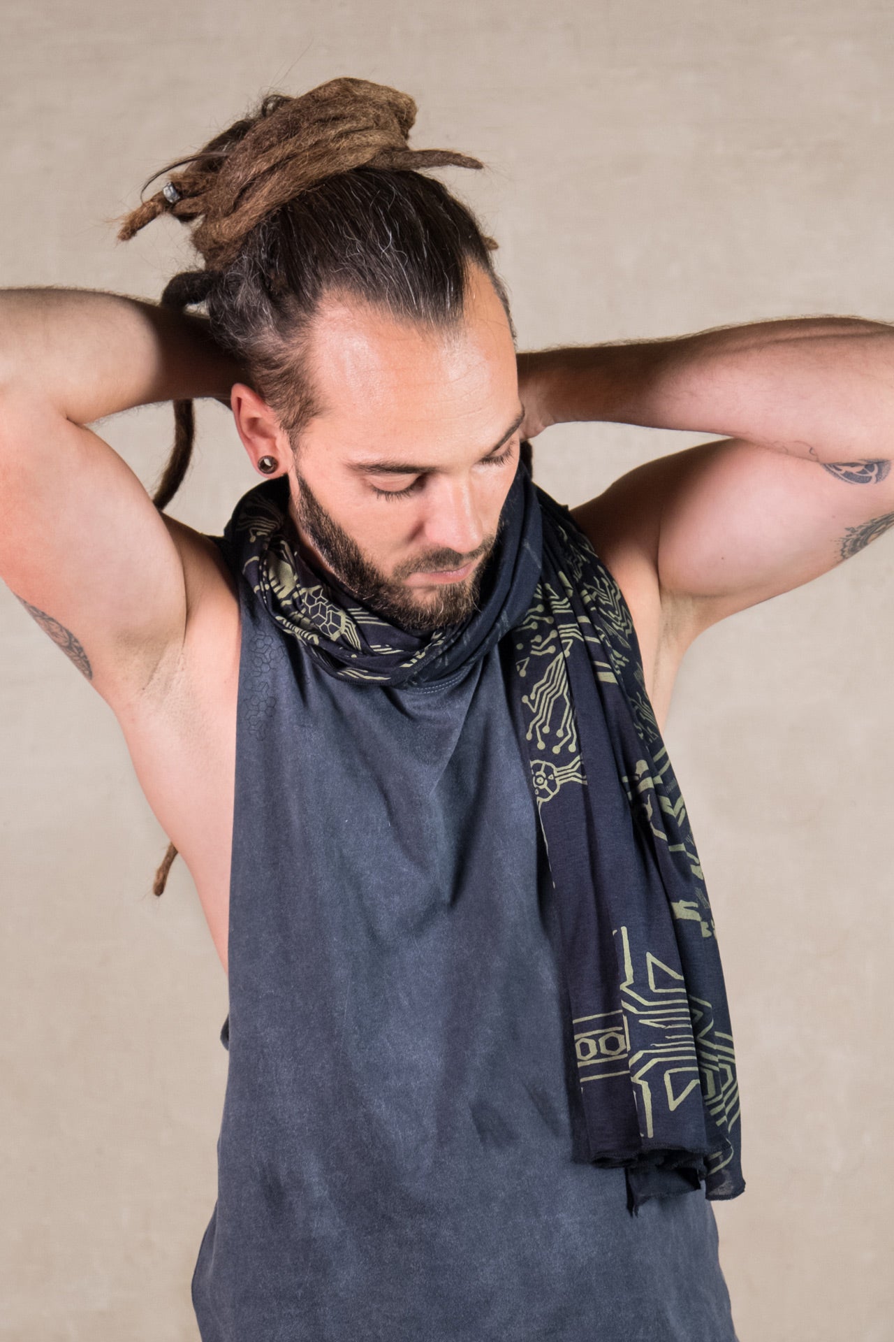 Safi Skeletor Grey | Lightweight Scarf | Blanket Scarf , head scarf the ...